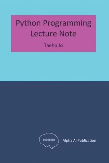 PROGRAMMAZIONE PYTHON: NOTA lezione di Taeho Jo libro tascabile EUR 58 ...
