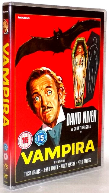 VAMPIRA (1974) R2 DVD David Niven, Teresa Graves, Jennie Linden, Linda ...
