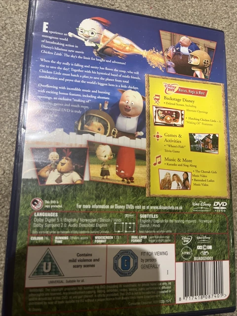 CHICKEN LITTLE (DVD, 2005) £1.49 - PicClick UK