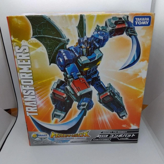 TRANSFORMERS LEGENDS COMBO Bat Takara Tomy Ride-On Robot Figure Box ...