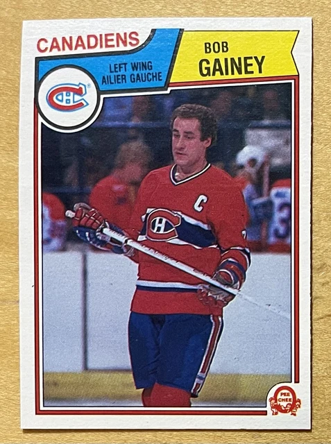 BOB GAINEY 1983-84 O-Pee-Chee Hockey #187 Montréal Canadiens haute ...