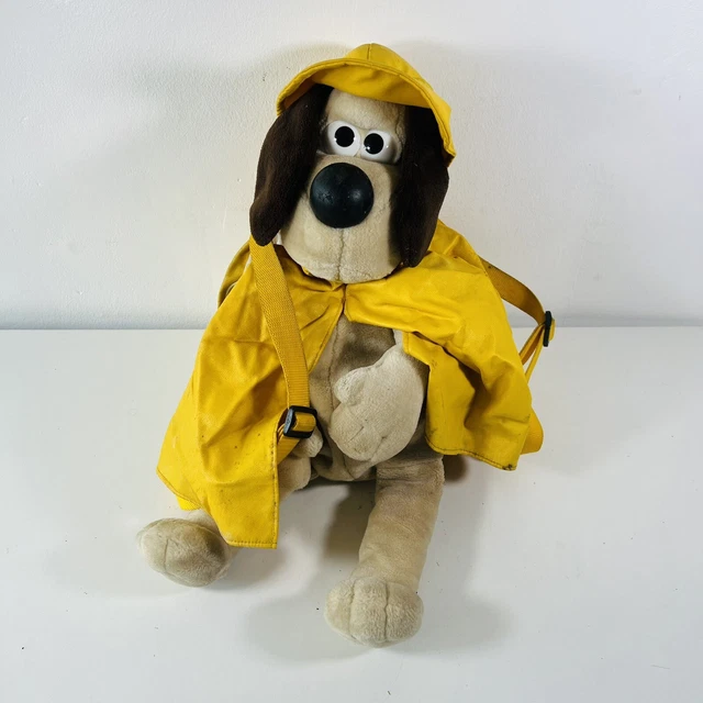 WALLACE AND GROMIT Vintage Yellow Raincoat Backpack £24.95 - PicClick UK