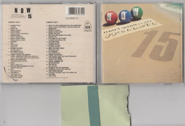 NOW THAT'S WHAT I Call Music 15 / CD Album / FREEPOST £39.00 - PicClick UK