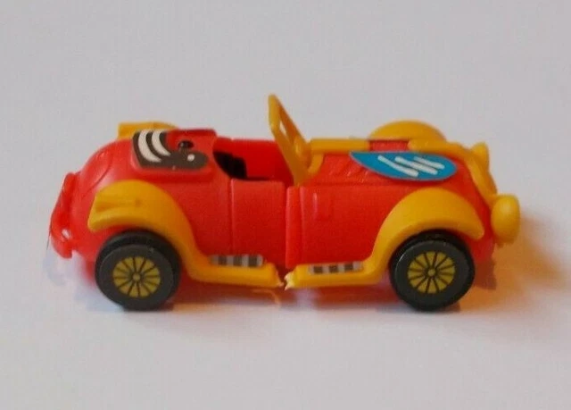 RARE VINTAGE KINDER Surprise Egg Toy Funny Car Red Yellow Stickers K93 ...