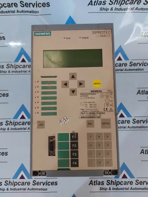 SIEMENS SIPROTEC 7SJ61 Overcurrent Protection And Control 7Sj6111-5Eb90 ...
