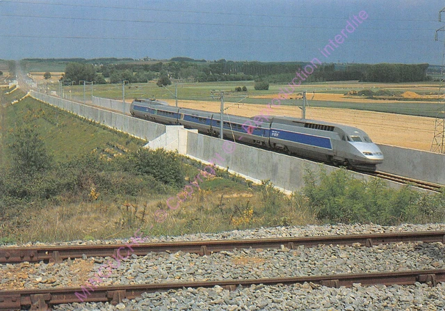 CP TRAIN TGV ATLANTIC copper 325 PHOTO Jean Louis POGGI B 16 £4.24 ...