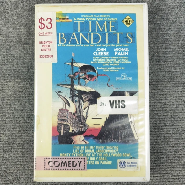 TIME BANDITS VHS Big Box Ex-Rental Video Tape Comedy John Cleese ...
