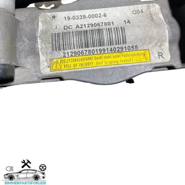 MERCEDES E CLASS Bonnet Hinge Actuator Right Left A2129067701 W212 ...