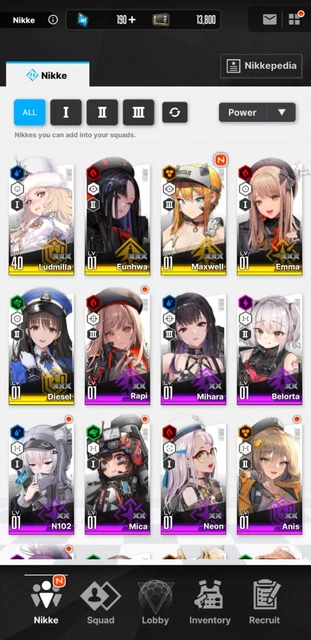 NIKKE GODDESS OF VICTORY[NA]Starter SSR ACC Ludmilla,Eunhwa,Maxwell ...