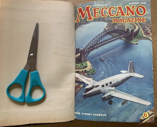 MECCANO MAGAZINE JAN 1949 to Dec 1950 full set bound £42.30 - PicClick UK