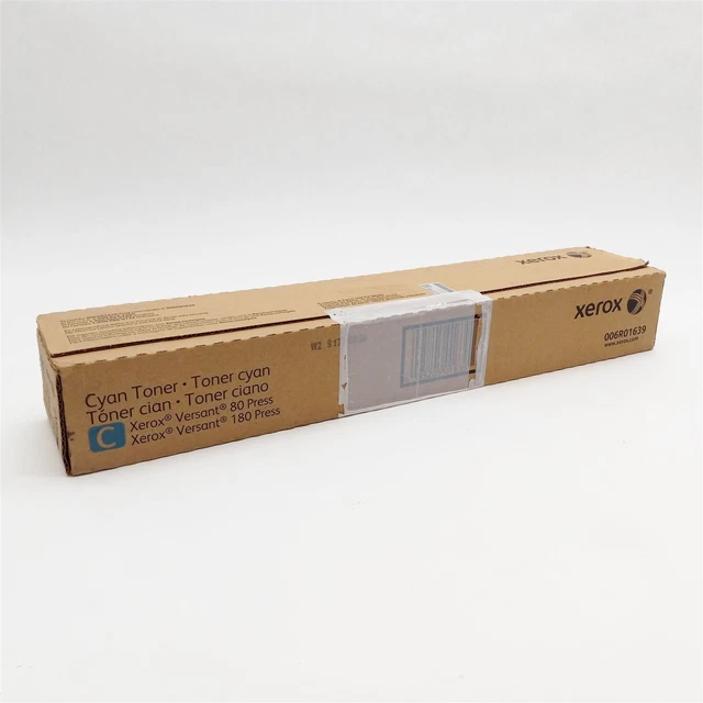 XEROX 6R01639 006R01639 Cyan Toner Cartridge Versant 80 180 Press New Sealed $121.60 - PicClick CA