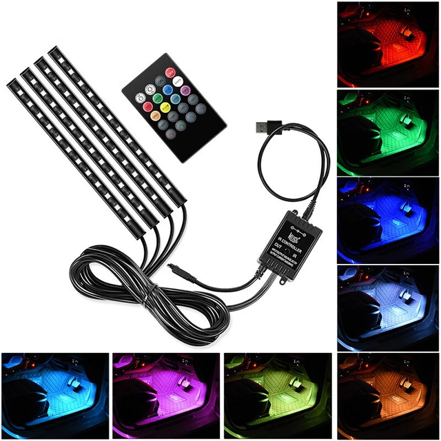 4PCS USB RGB Gaming LED Light Strip for PC Computer Case Decoration ...