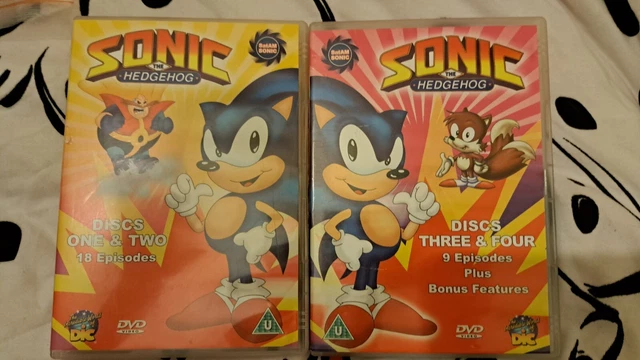 SONIC THE HEDGEHOG The Animated series Complete DVD Collection (Sonic ...
