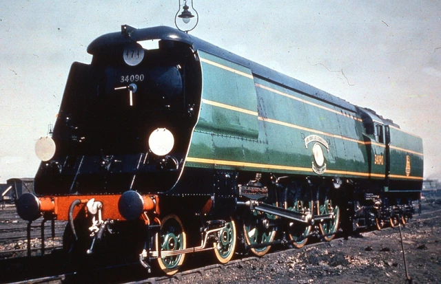 COLOUR RAIL SLIDE, BRS1060, former SR, BB class, 34060 'Sir Eustace ...