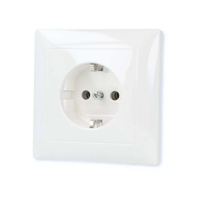 BUSCH-JAEGER 20 EUJ-914 SCHUKO Unterputz-Steckdose, Busch-balance Si, alpinweiß EUR 17,89 ...