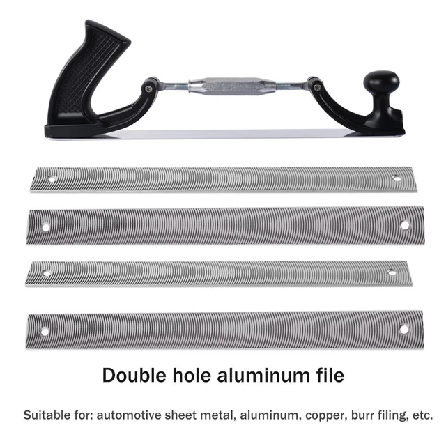 ADJUSTABLE FRAME MILLED Tooth Car Body Polisher Files Metal Panel ...