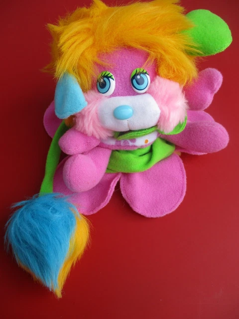 FLEURS POPPLES FLOWER Mattel vintage peluche 1987 rose EUR 24,90 ...