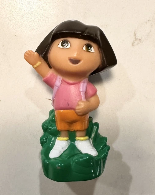 DORA THE EXPLORER Toy Figure Plastic Waving Mattel Fisher Price 3" 2007 ...