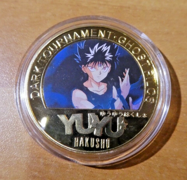 YUYU HAKUSHO ANIME Gold Metal Coin Card Carte Medal Piece Sp 3 Neuf ...