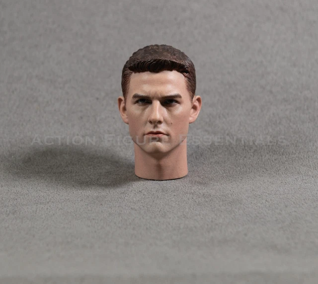 TOM CRUISE HEAD Sculpt Custom Top Gun Minority Report 1/6 Hot Toys ...