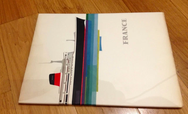 PLAQUETTE DU LANCEMENT du PAQUEBOT France 1960 Bateau Marine EUR 115,00 - PicClick FR