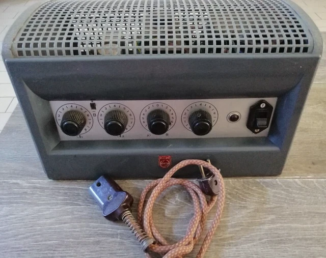 VINTAGE ! ANCIEN Amplificateur Tube PHILIPS - EL 6411 - Avec Cordon ...