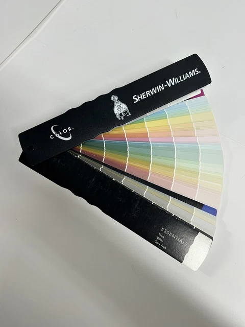 SHERWIN-WILLIAMS COLOR PAINT Sample Swatch Fan Deck Bundle 2011 1500 ...