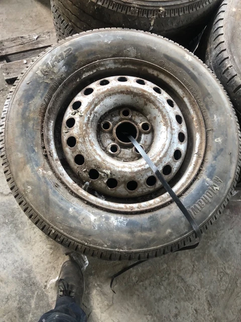 VW T4 TRANSPORTER Late Steel Wheel 7D0601027A Round Holes 1957015 ...
