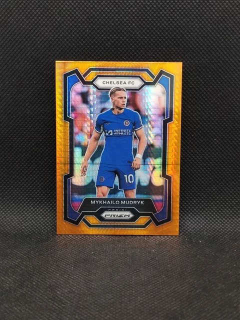 2023-24 PANINI PRIZM Mykhailo Mudryk Orange Hyper Prizm SP Chelsea EUR ...