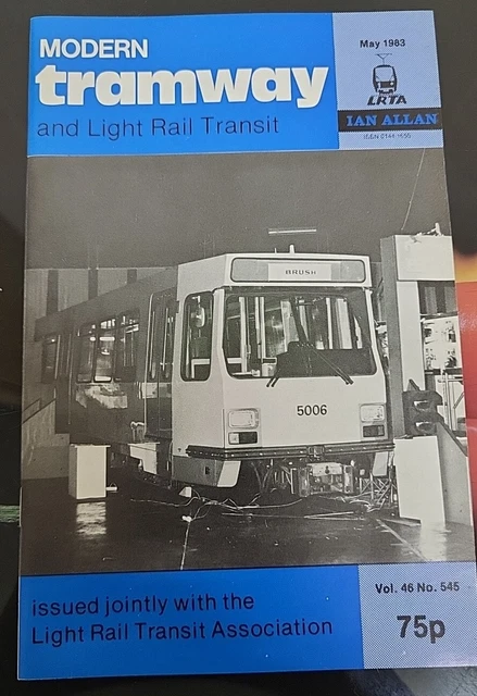 MODERN TRAMWAY AND Light Rail Transit Magazine May 1983 £3.75 - PicClick UK