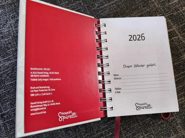 ICH BIN DIR immer nah 2026 Spiralbindung Kalender für unterwegs Doro ...