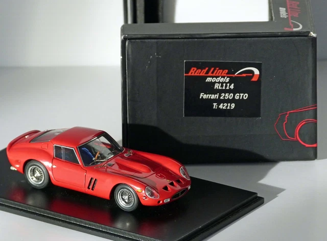 RED LINE MODELS RL114 Ferrari 250 GTO T:4219 1:43. Built by Minimax ...