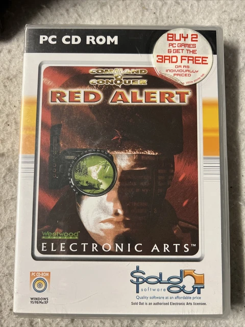 COMMAND & CONQUER: Red Alert (PC CD-ROM) - New and sealed Vintage game ...