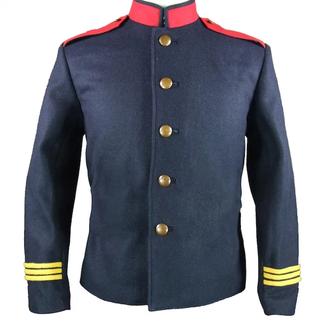 WW1 IMPERIAL GUARD Jacket Navy Blue Wool Military Uniform British ...