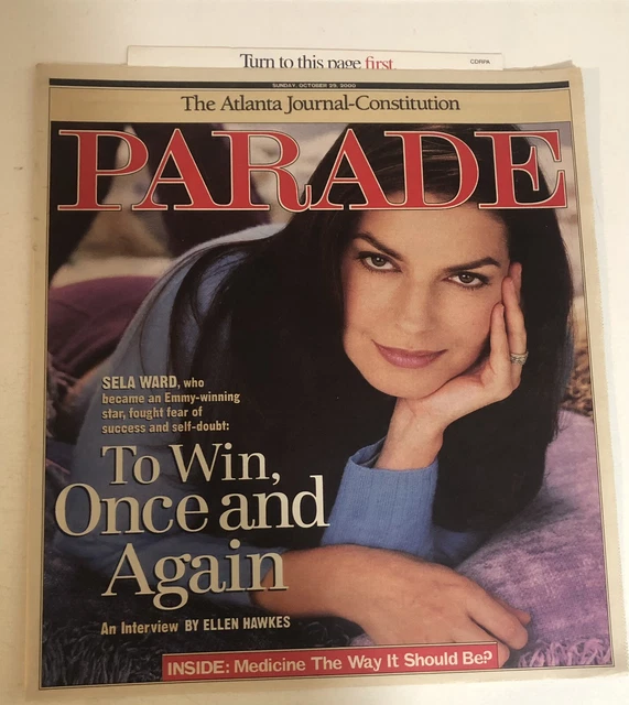 OCTOBER 29 2000 Parade Magazine Sela Ward Once And Again £2.95 ...
