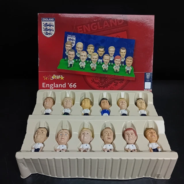 PRO STARS ENGLAND Bobble Heads 1966 World Cup Winning Team + Stand ...