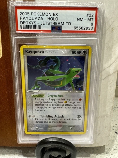 POKÉMON RAYQUAZA EX Deoxys Jetstream Theme Deck Exclusive Holo Rare PSA ...
