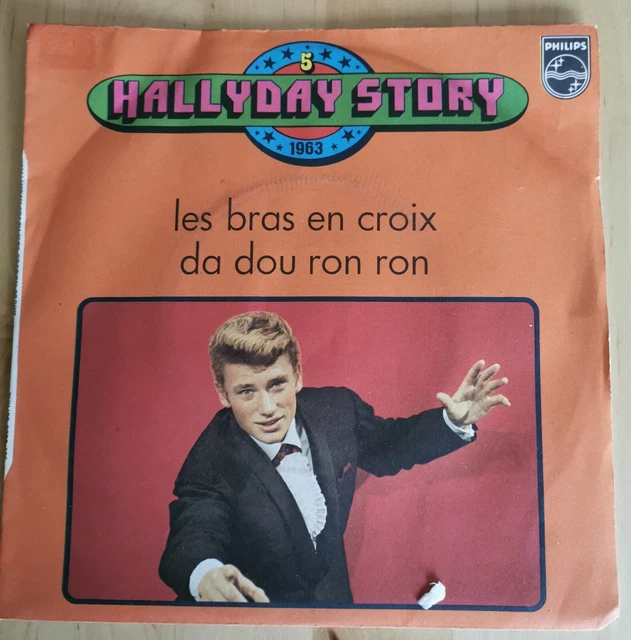 JOHNNY HALLYDAY -LES bras en croix - 45T EUR 10,00 - PicClick FR