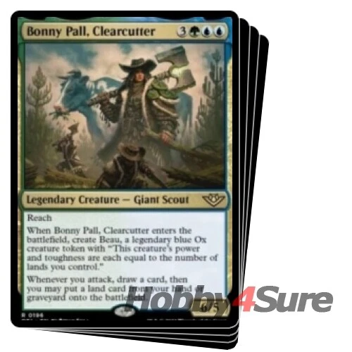 BONNY PALL, CLEARCUTTER X4 M/QUASI Magic MTG Outlaws Of Thunder ...