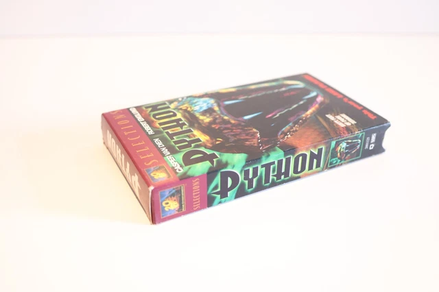 PYTHON (VHS, 2001) Casper Van Dien, Robert Englund Used Great Shape $6. ...