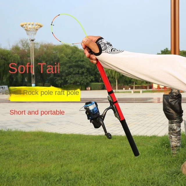 GLASS FIBER REINFORCED Plastics Pen Pole Retractable Spinning Sea Pole ...