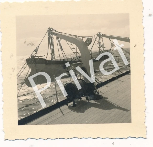 FOTO WK2 PANZERSCHIFF Deutschland Backbord Kutter Kriegsmarine ...