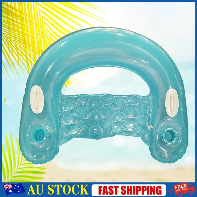 PVC POOL WATER Floating Bed Adult Inflatable Swimming Floating Seat ...
