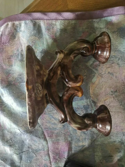 JASBA 2 FLAMMIGER Kerzenständer 50er/60er Jahre Lauflasur sehr gu EUR 12,61 - PicClick DE