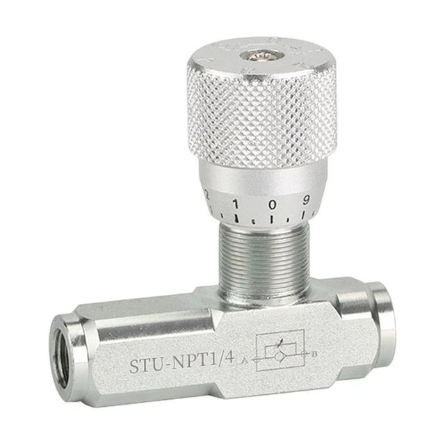 VANNE DE RÉGULATION de débit hydraulique à joint unique en acier au ...