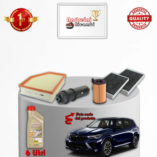 FILTRES KIT D'ENTRETIEN Et Huile Pour BMW X5 G05 25 D Xd 155KW 211CV 2019-> EUR 255,86 - PicClick FR