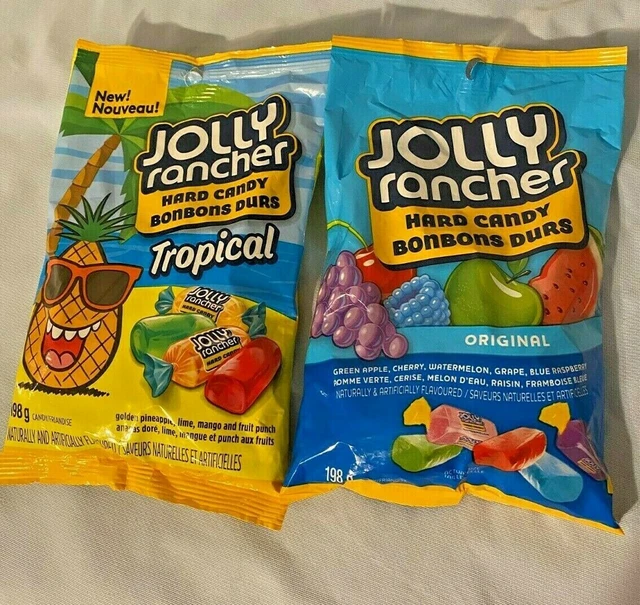 JOLLY RANCHER ASSORTED Tropical Fruit Flavored Hard, Individually ...