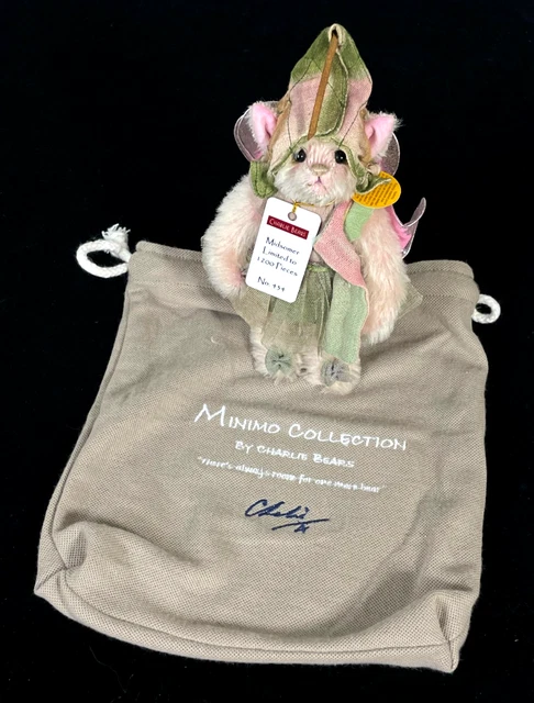 &CHARLIE BEARS - Minimo Collection" Mohair Fibre Teddy Bear 'Midsomer ...