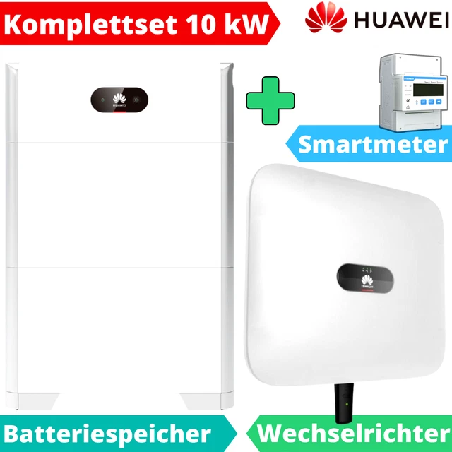 HUAWEI INSTALLATION SOLAIRE Paquet Complet 10 Kw Onduleur Stockage ...
