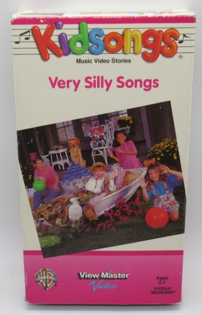KIDSONGS: VERY SILLY Songs View-Master Vhs Video With Song Card Live ...